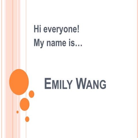 Self introduction | PPTX