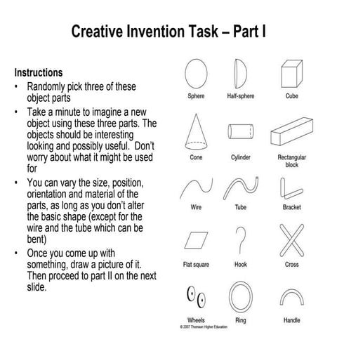 Creative Invention Task | PPT