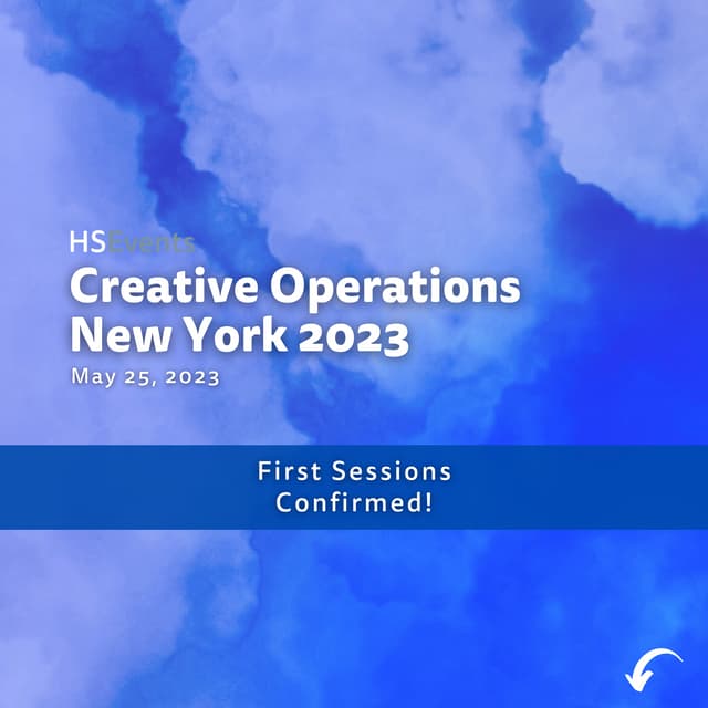 Creative Ops NY - First Sessions Confirmed | PDF