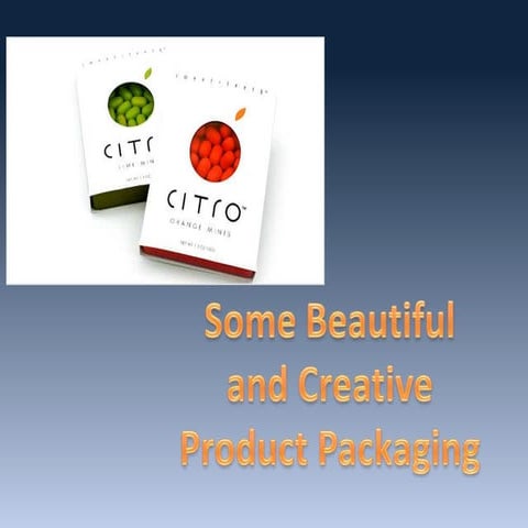 Creative packaging for Inspiration | PPT