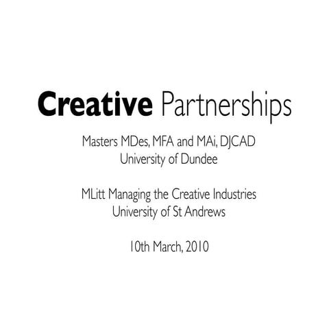 Creative Partnerships | KEY