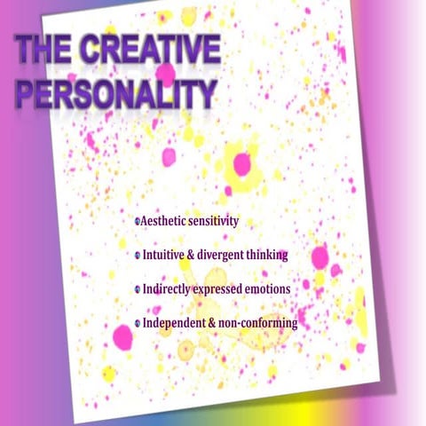 Creative Personality | PPTX