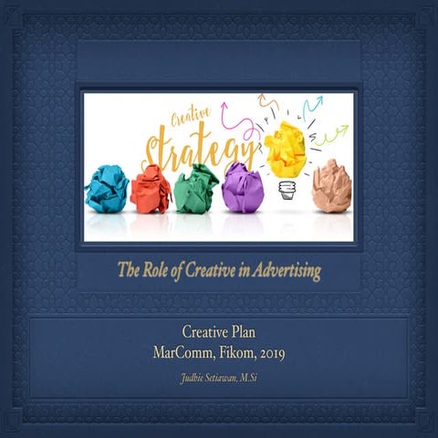 Creative Plan strategy | PDF