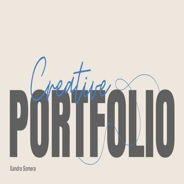Digital Marketing Creative Portfolio - Xandra | PDF