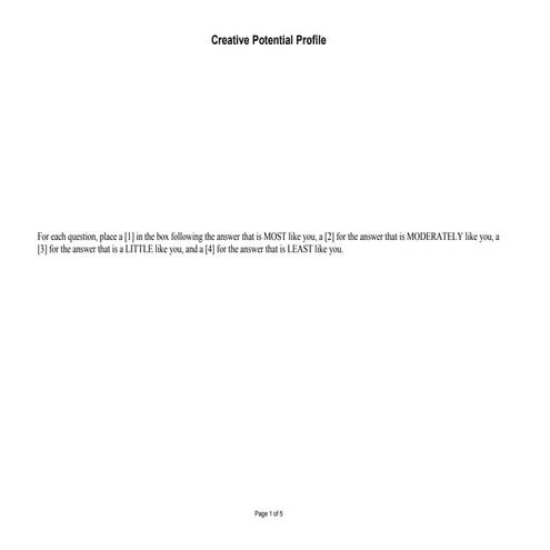 Creative Profile | DOC