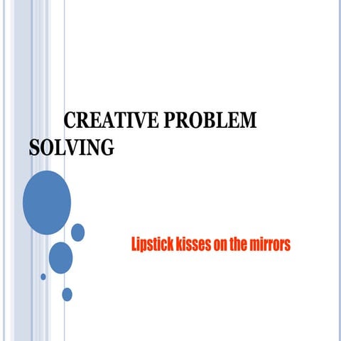 Creativeproblemsolving | PPT
