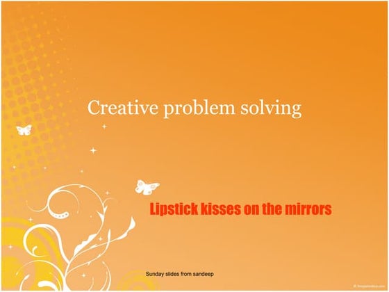 Creativeproblemsolving | PPT