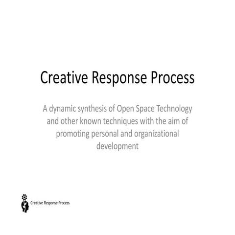 Creative response process | PPTX