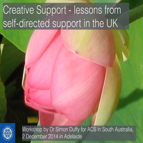 Creative Support in Aged Care | PPT