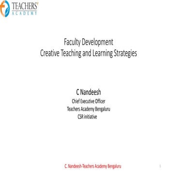 Creative teaching | PPTX