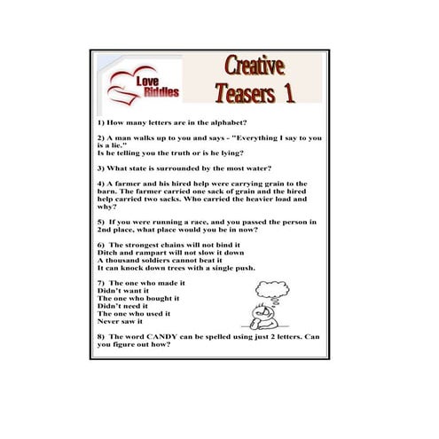 Creative Teasers 1 | DOC