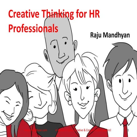 Creative Thinking for HR Professionals | PPTX