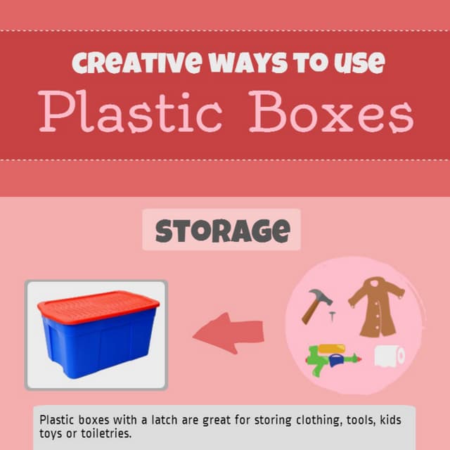 Plastic Boxes: Creative Uses | PDF