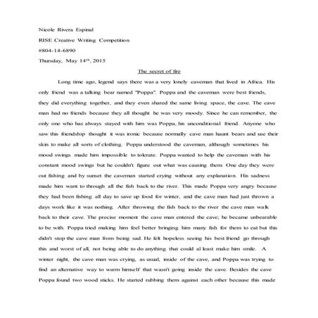 Creative writing nicole rivera espinal | PDF