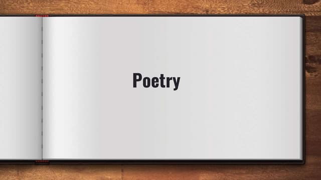 Types Of Poetry | PPTX