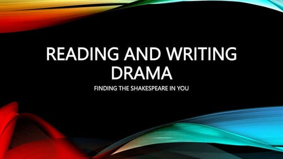 Types of drama | PPT