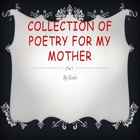 Creative writing poetry collection | PPT