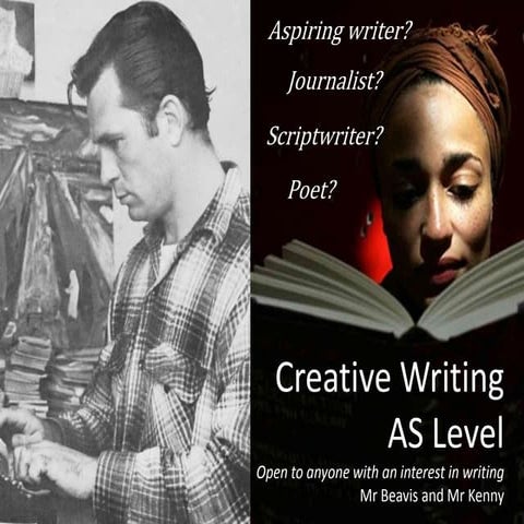 Creative writing slide advert (1) | PPTX