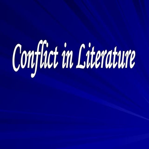 English Conflict Powerpoint Presentation Pptx