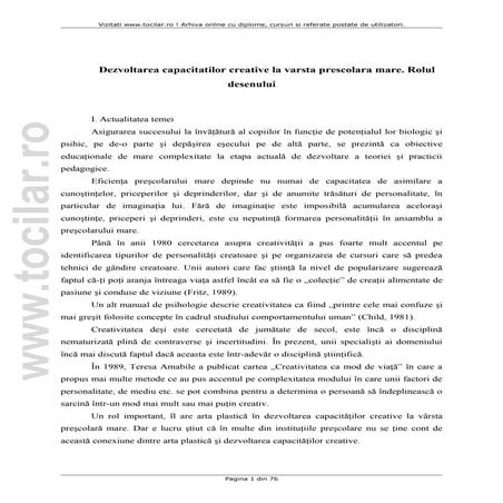 Creativitatea | DOC