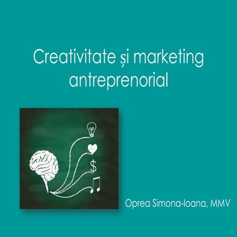 Creativitate și Marketing Antreprenorial | PPTX