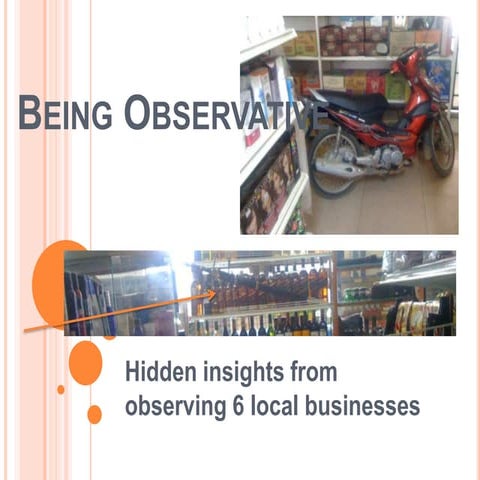 Being Observant | PPTX