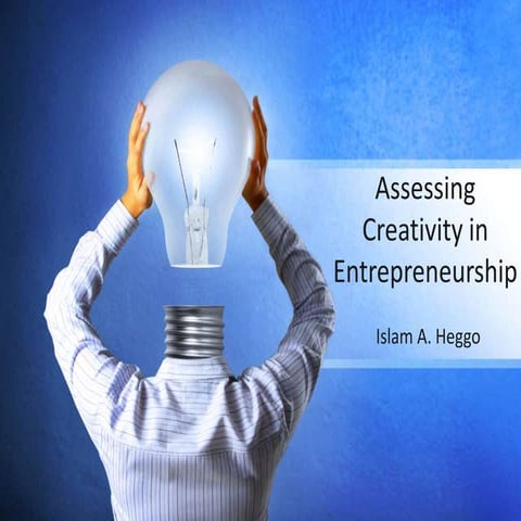 Creativity in Entrepreneurship | PPT