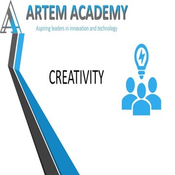 creativity-personal development and general | PPTX