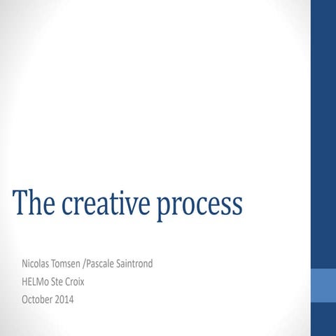 creativity.pdf presentation... psychology | PDF