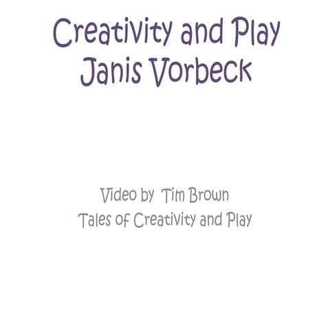 Creativity and play | PPTX