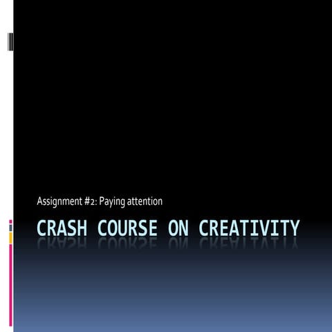 Creativity assignment 2 igor spasovski | PPTX | Business | Business and Finance