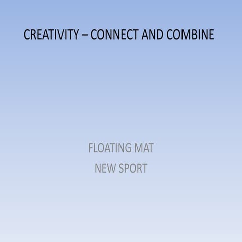 Connect And Combine! | PDF
