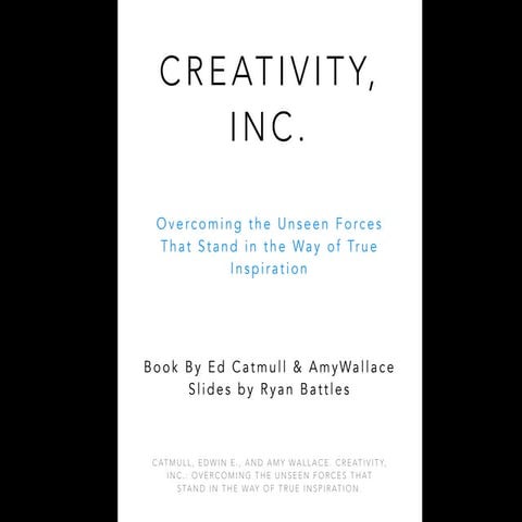 Creativity, Inc. | PDF