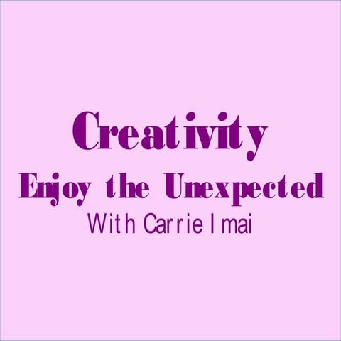 Creativity lecture rev1 | PPT