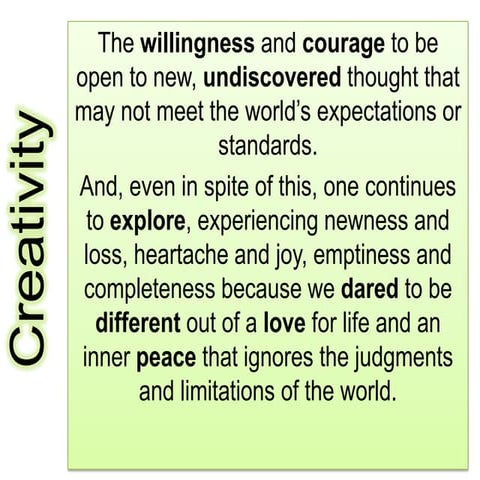 Creativity power point | PPT