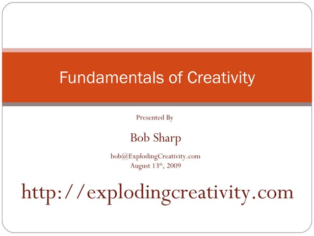 Creativity Techniques | PDF