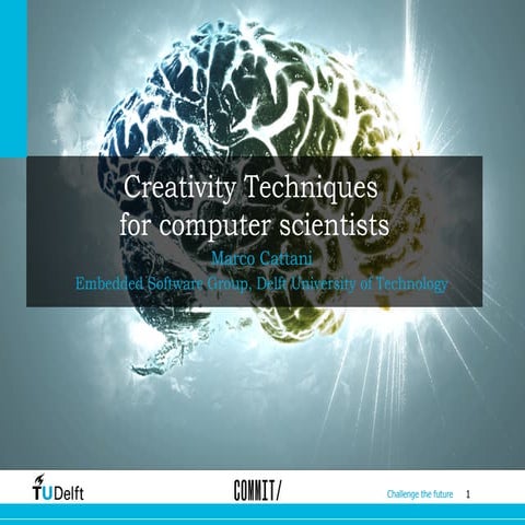 Creativity techniques for computer scientists | PDF