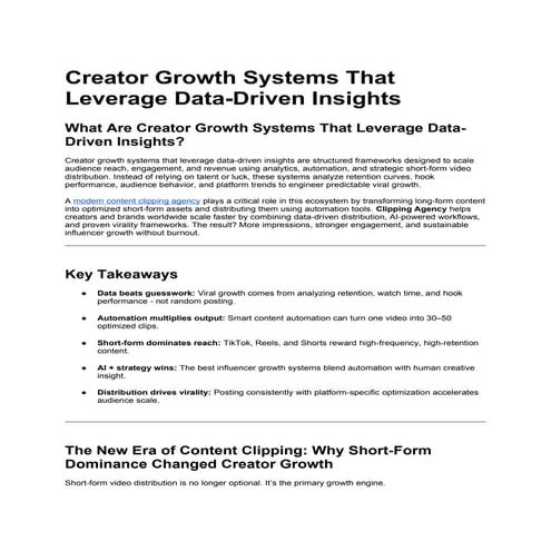 Creator Growth Systems That Leverage Data-Driven Insights.docx