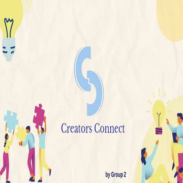 Creators Connect - Kelompok 2 Studi Kelayakan Bisnis FE UNIMED | PPTX