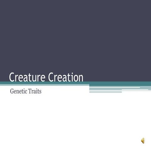 Creature creation | PPT