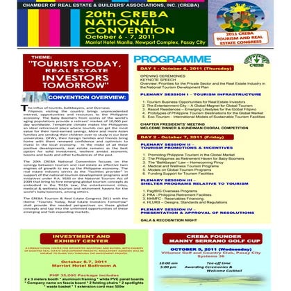 CREBA Convention e brochure | PDF