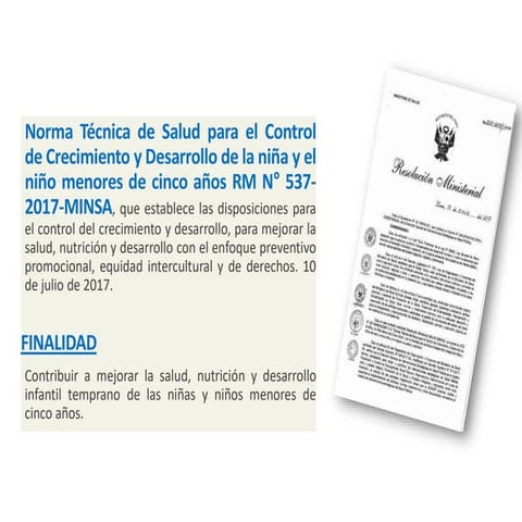 Actualización Integral de la Norma Técnica de Salud N° 238-MINSA CRED ...