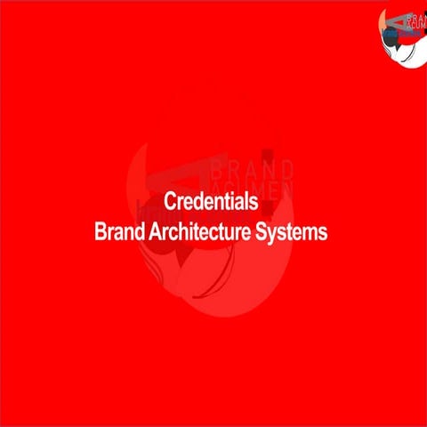 Brand Acumen: Brand Architecture Systems - 2019 | PPTX