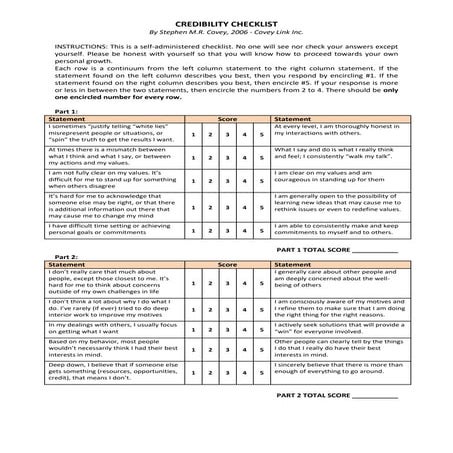 Credibility-Checklist.docx | Careers