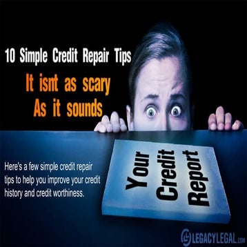 Top 10 Credit Repair Tips | PPT