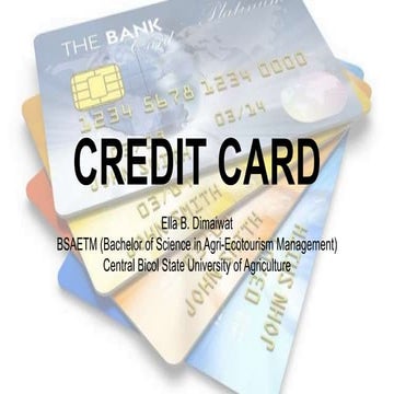Credit Card | PPT