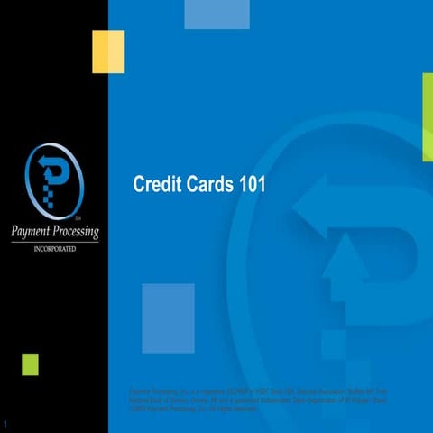 Credit Card 101 | PPTX