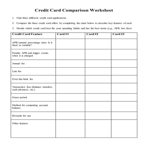 Credit Card Comparison Worksheet Amazon.com: Evan Moor Daily Language