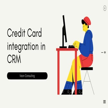 Credit card integration in CRM software solution | PPT