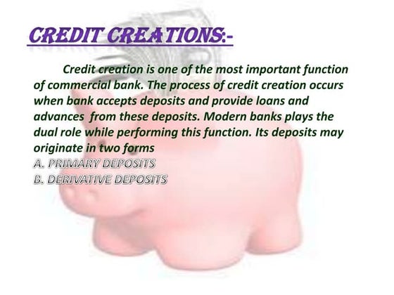 Control on credit creation | PPTX | Business Banking & Finance | Business